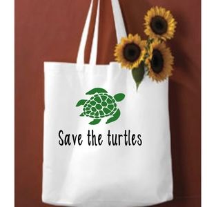 Bags | Save The Turtle Tote Bag | Poshmark